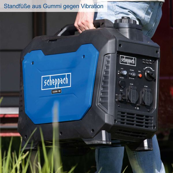 Inverter SG3500i Scheppach - 4,8 PS | 3500W | Generator | 6,3L Tank ...