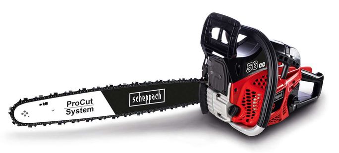 Benzin Kettensäge CSH56 Scheppach - 56cm³ | 3,1PS | 51cm Schwert ...